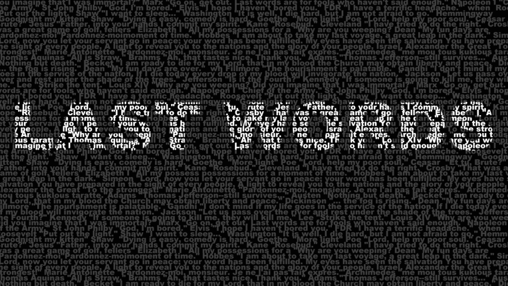 Last Words | Toronto Caribbean Newspaper