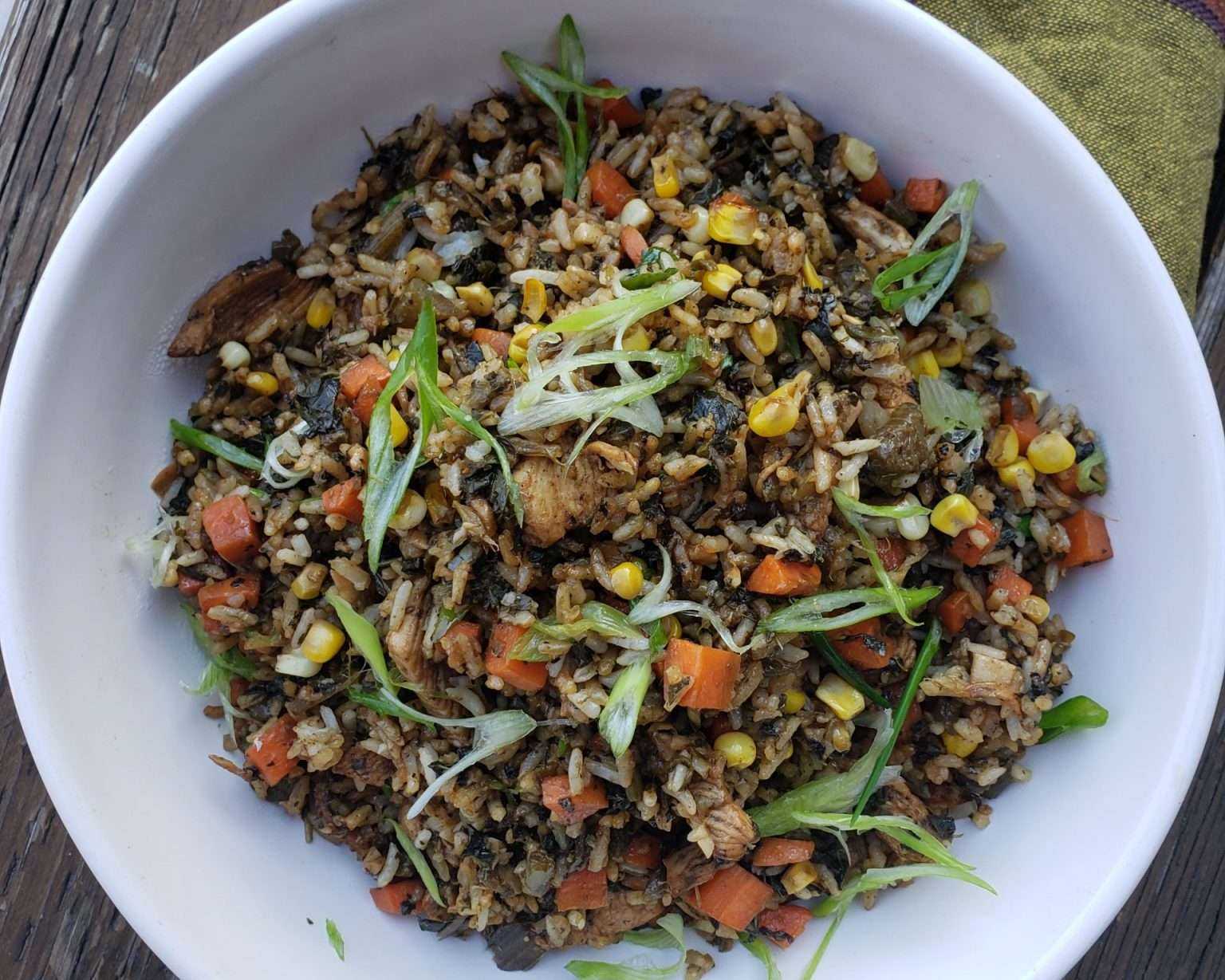 Jerk Chicken and Callaloo Fried Rice – Transform leftover rice into an ...