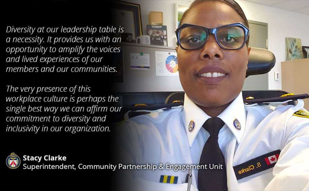 Stacy Clarke, the first Black female Superintendent in Toronto Police ...