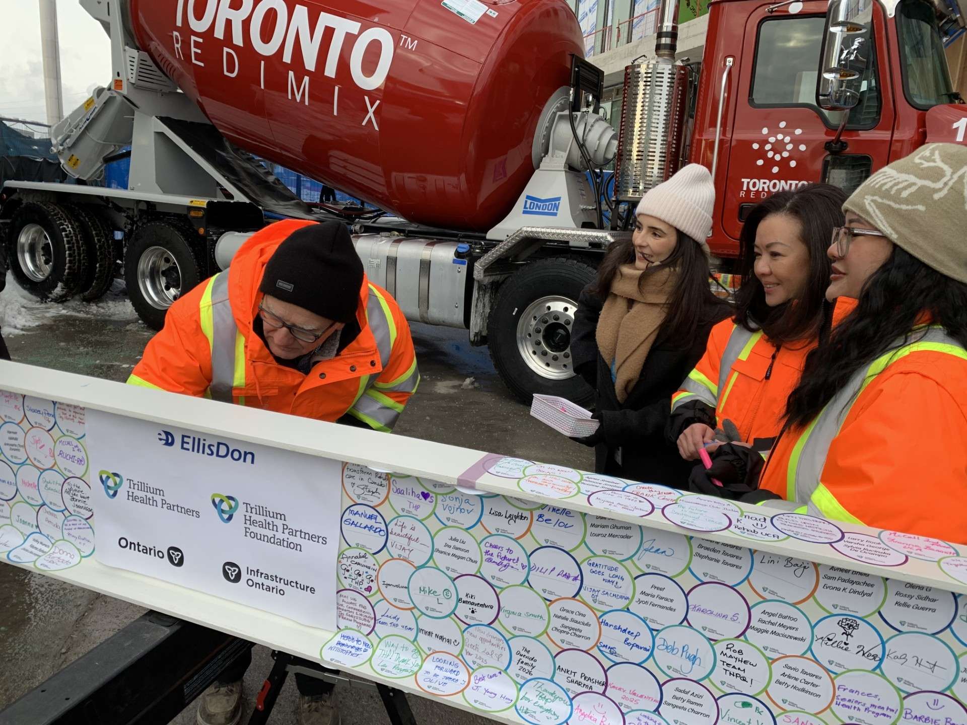 A Steel Beam Carries Twelve Hundred Names | Toronto Caribbean Newspaper